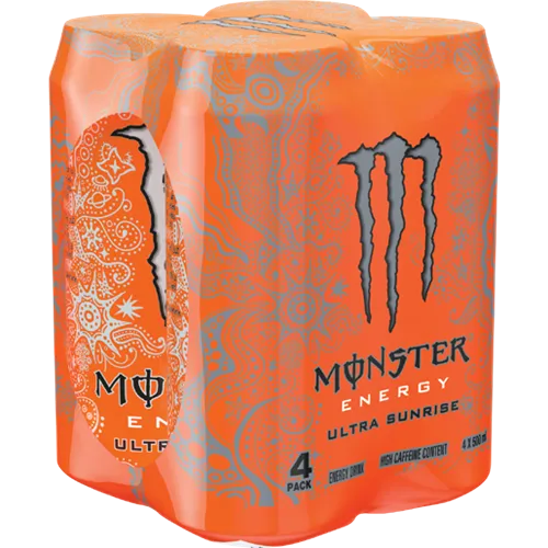 Monster Energy Drink Ultra Sunrise 4x500ml