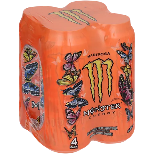 Monster Energy Drink Mariposa 4x500ml