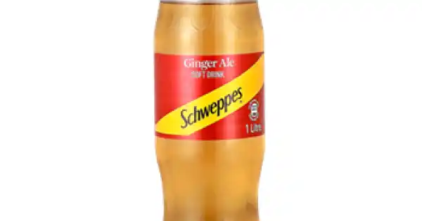 Schweppes Ginger Ale Soft Drink Bottle 1lt
