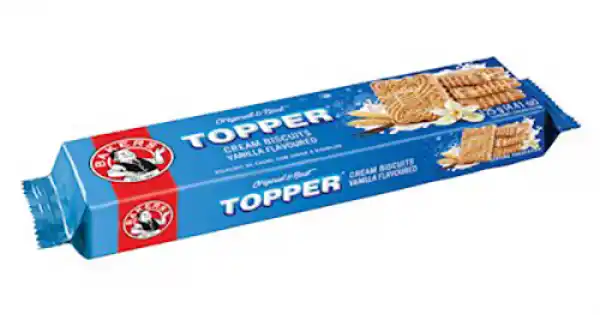 Bakers Topper Vanilla Biscuits 125g
