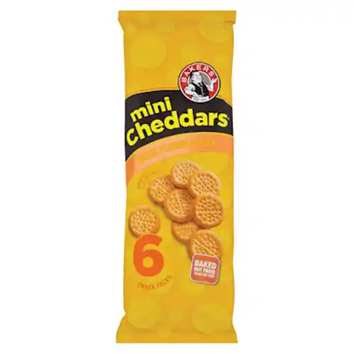 Bakers Mini Cheddar Cheese 198g