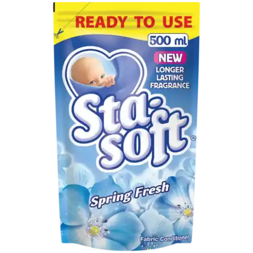 Sta-Soft Spring Fresh Fabric Conditioner Pouch RTU 500ml