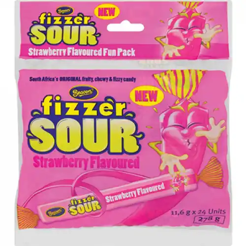 Beacon Fizzers Strawberry Flavoured 24's