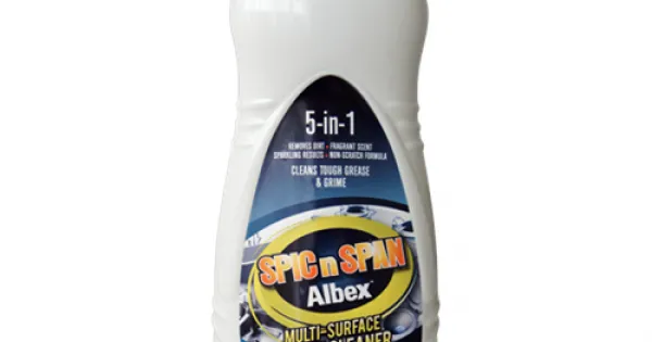 Albex Spic n Span 5-In-1 Lemon Scented All Purpose Cleaner 750ml