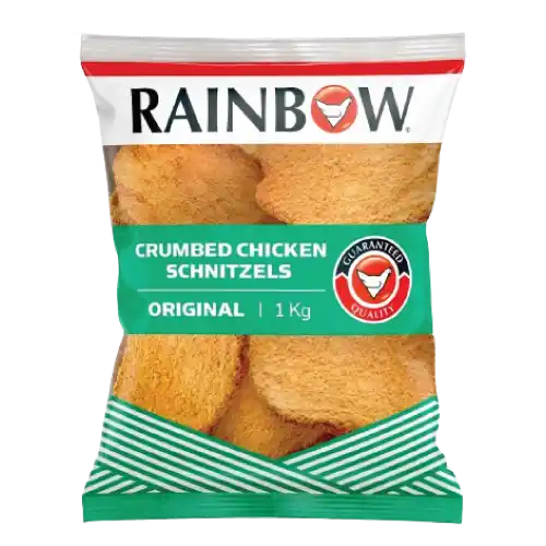 Rainbow Crumbed Chicken Schnitzels 1kg