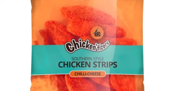 Sovereign Chicken'Tizers Chilli Cheese Chicken Strips 1kg