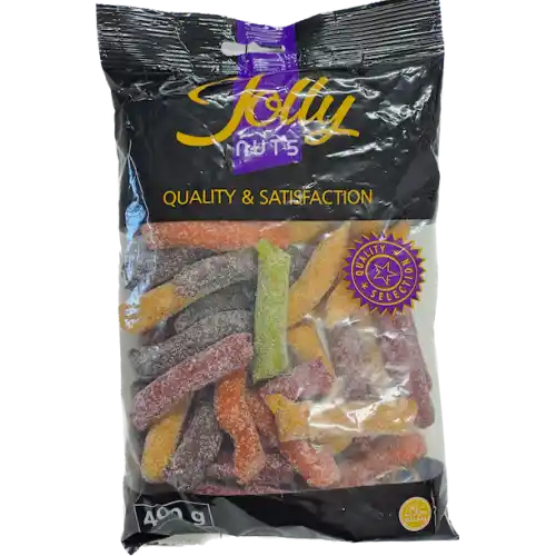 Jolly Nuts Fruit Lollies 400g