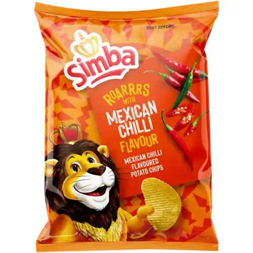 Simba Potato Chips Mexican Chilli 120g