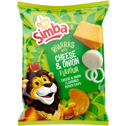 Simba Potato Chips Cheese & Onion 120g