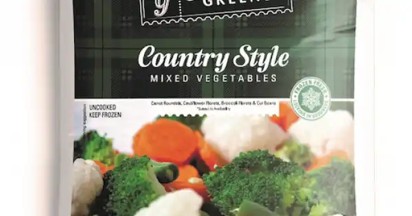 Gourmet Green's Frozen Country Style Mix Veg 1kg