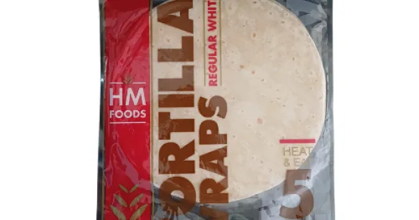 HM White Tortilla Wraps Regular 5s