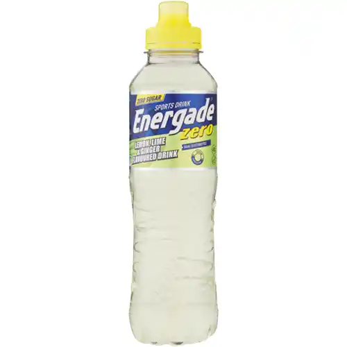 Energade Zero Sugar Lemon, Lime & Ginger Flavoured Sports Drink 500ml
