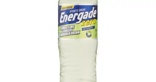 Energade Zero Sugar Lemon, Lime & Ginger Flavoured Sports Drink 500ml
