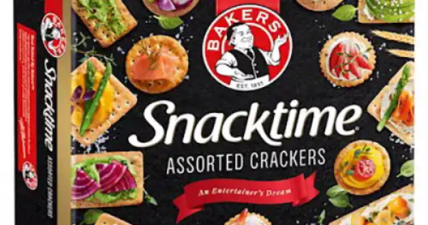 Bakers Snacktime Assorted Crackers 400g