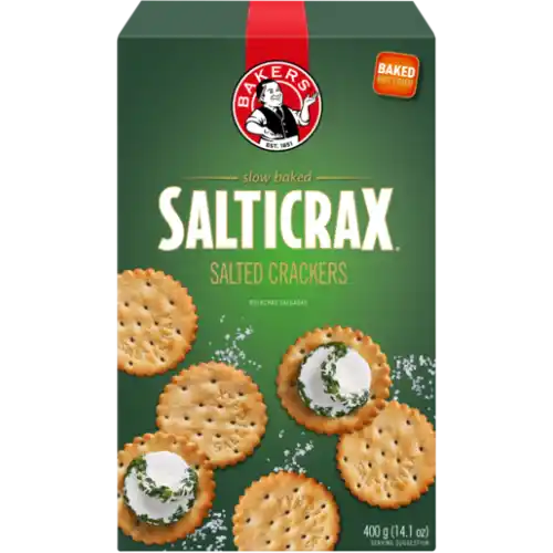 Bakers Salticrax Biscuits Salted 400g