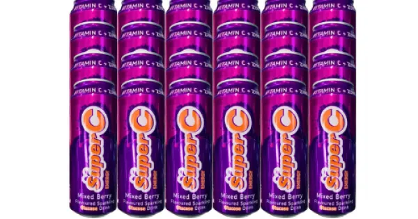 Super C Energy Drink Mixed Berry 24x500ml
