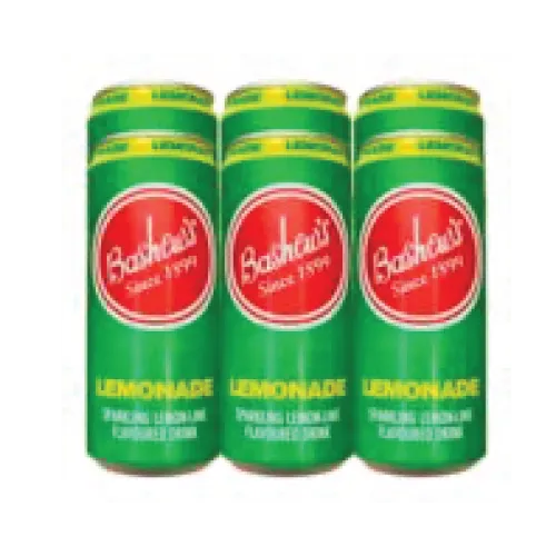 Bashew's Can Lemonade Sparkling Flavoured Drink 6x300ml