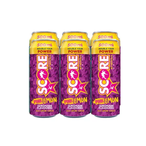 Score Energy Drink Pink Lemon 6x500ml
