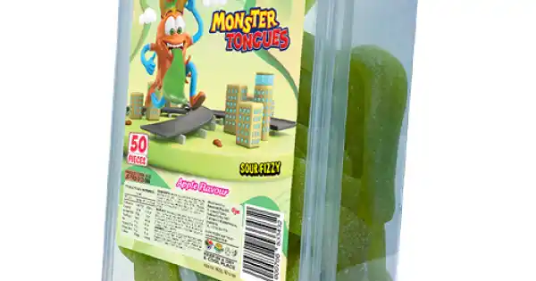 Toros Tub Monster Tongues Sour Fizzy Apple 50's