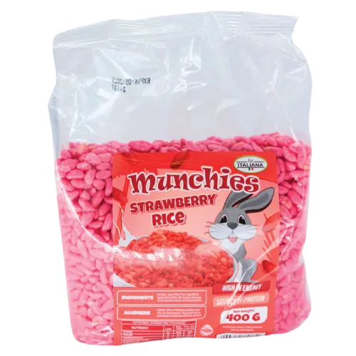 Munchies Strawberry Rice 400g