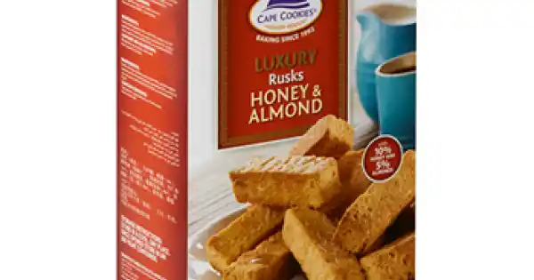 Cape Cookies Classic Honey & Almond Rusks 450g
