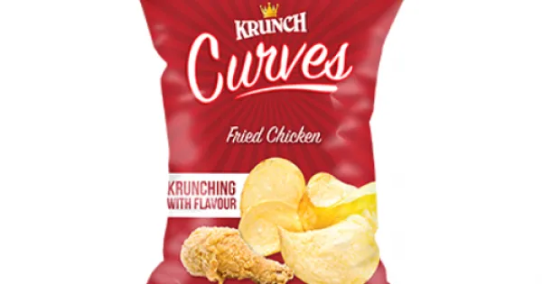 Krunch Curves Fried Chicken 125g