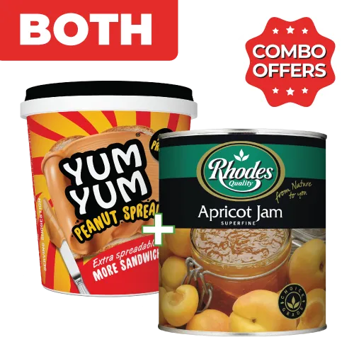 Combo Deal YumYum Spread 1kg & Rhode Jam 900g