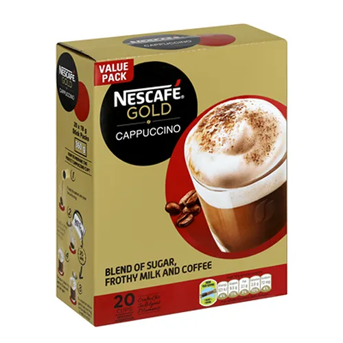 Nescafe Gold Cappuccino Sachets 20's x 1.8g